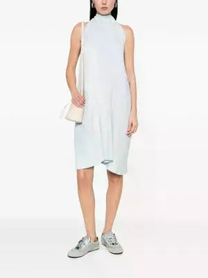 GONGDID DESIGN Halterneck Pleated Dress