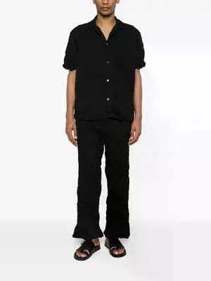 GONGDID DESIGN Textured Buttoned Shirt