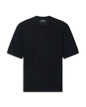 Emporio Armani Honeycomb Motif Pullover