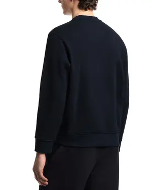 Emporio Armani French Terry Embroidered Logo Sweatshirt