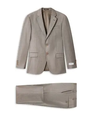Emporio Armani G Line Regular Fit Wool Suit - Tan