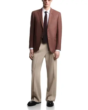 Emporio Armani G Line Regular Fit Single Breasted Notch Lapel Jacket In Super 130s Wool