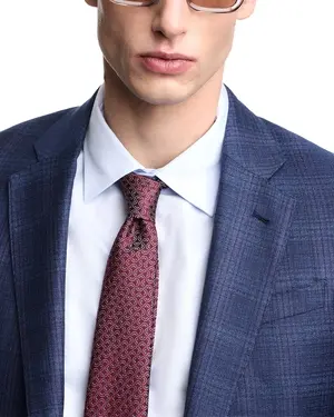 Emporio Armani G Line Regular Fit Single Breasted Notch Lapel Jacket In Super 130s Wool - Navy Blue