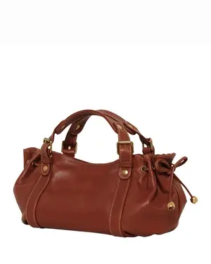 Gerard Darel 12h Leather Handbag - Tan