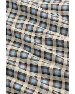 Nn07 Deon Patterned Pocket Shirt