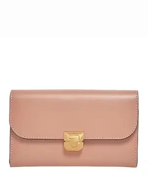 Gerard Darel Small Leather Wallet Nude