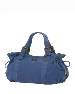 Gerard Darel 18h Denim Handbag - Blue