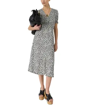 Gerard Darel Rosi Front Slit Dress