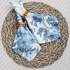 JULISKA Field Of Flowers Napkin, Set Of 4 - Chambray