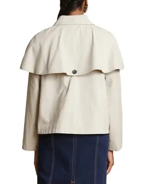 Avec Les Filles Cotton Cape Jacket