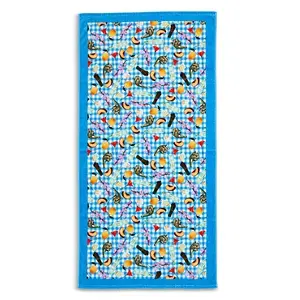 Aqua X Lisa Says Gah Beach Towel Exclusive - Blue Multi