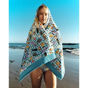 Aqua X Lisa Says Gah Beach Towel Exclusive