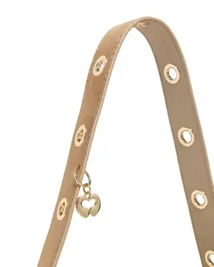 Maje Miss M Suede Bag - Cappucino