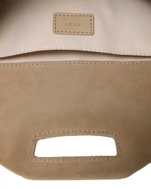 Maje Miss M Suede Bag - Cappucino