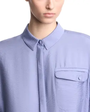 Emporio Armani Techno Rayon Long Sleeve Shirt