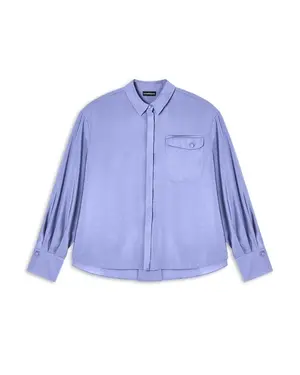 Emporio Armani Techno Rayon Long Sleeve Shirt