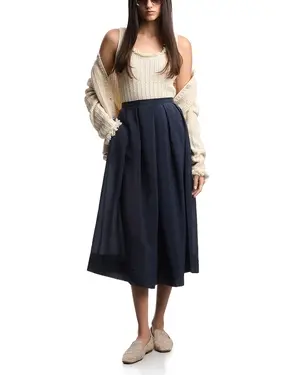 Emporio Armani Knit Top With Fringe Detail - Vanilla