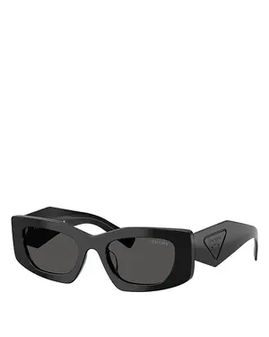 Prada Rectangular Sunglasses, 51mm - Black