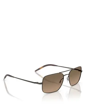Oliver Spencer Victory Ii Pillow Sunglasses - Pewter