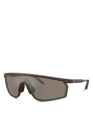Oliver Spencer Shield Sunglasses - Brown