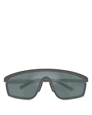 Oliver Spencer Shield Sunglasses - Gery Gradient
