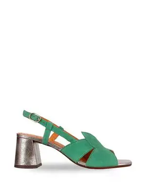 Chie Mihara Rutter Cut-out Sandals - Green