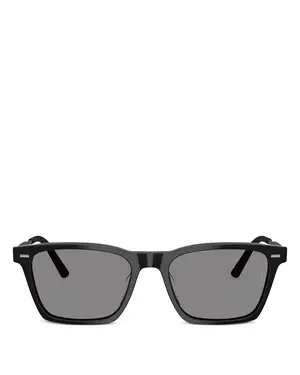 Oliver Spencer Pillow Sunglasses, 54mm - Black