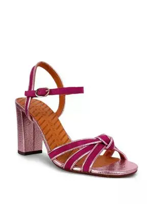 Chie Mihara Ballah Knotted Strap Sandals - Pink