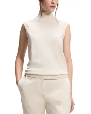 BOSS Fipini Sleeveless Sweater - Light Pumice