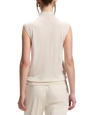 BOSS Fipini Sleeveless Sweater - Light Pumice