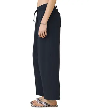 Splendid Ava Gauze Pants - Navy