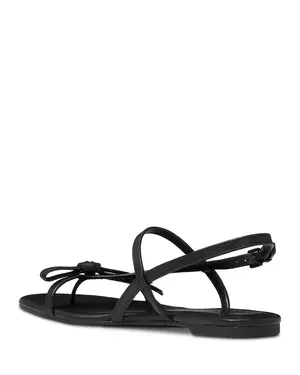 Kate Spade New York Loop Flat Sandals - Black