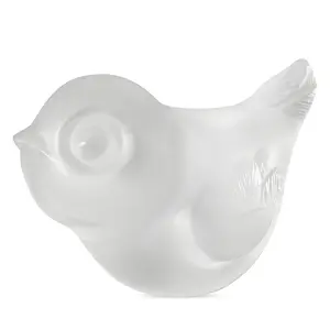 Lalique Piou Piou Head Up Crystal Figure - No Color