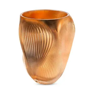 Lalique Alize Vase, Pink Gold - No Color