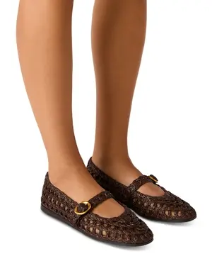 Steve Madden Melody Raffia Flats