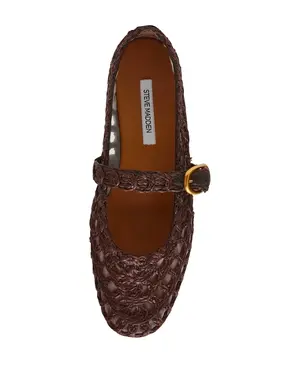 Steve Madden Melody Raffia Flats
