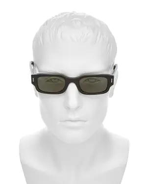 Alexander McQueen Rectangular Sunglasses 50mm