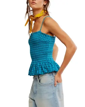 Free People Sundance Tank - Teal Combo