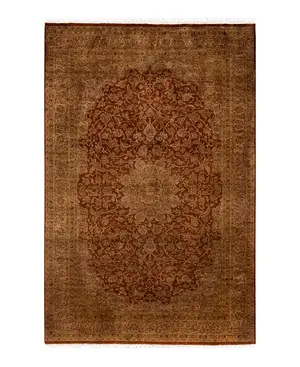 Bloomingdale'S Fine Vibrance M1404 Area Rug 4'8x6'9 - Brown