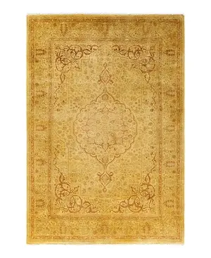 Bloomingdale'S Fine Vibrance M1120 Area Rug 4'6x6'9 - Yellow