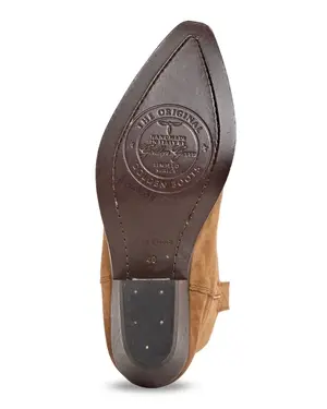 GOLDEN GOOSE Wish Star Western Boots - Cognac