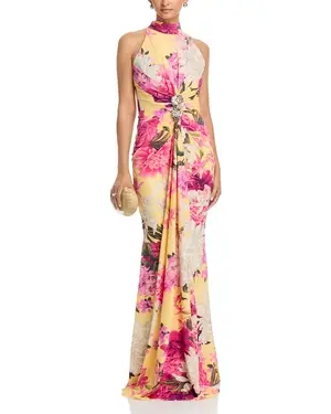 Chiara Boni La Petite Robe Nitsa Printed Gown