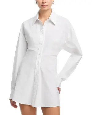 Alexander Wang Long Sleeve Mini Dress - White