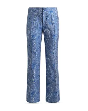 Etro Flared Trousers - Multi/blue
