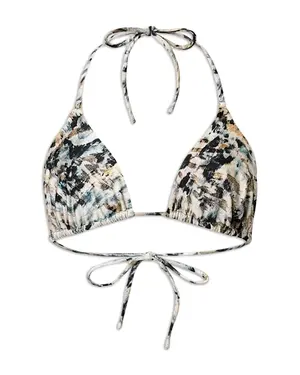 ALLSAINTS Saph Bikini Top By - Canter Fawn