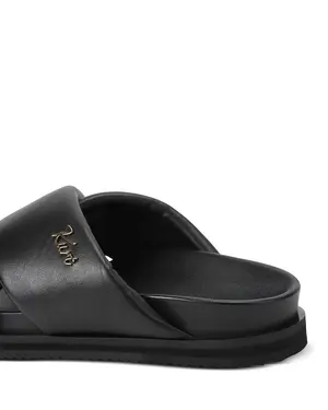 Kurt Geiger Baron Pumped Slide Sandals - Black