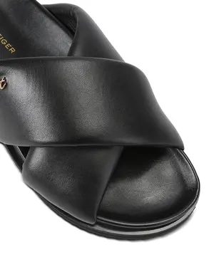 Kurt Geiger Baron Pumped Slide Sandals - Black