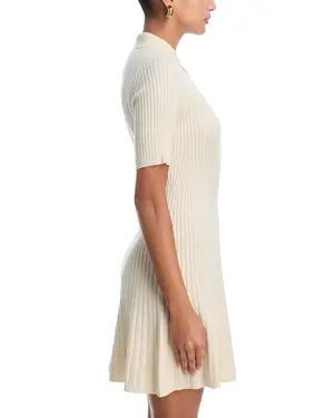 Paige Olie Ribbed Knit Polo Dress