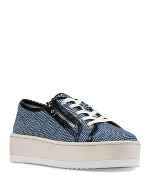 DONALD PLINER Fatima Platform Sneakers - Indigo