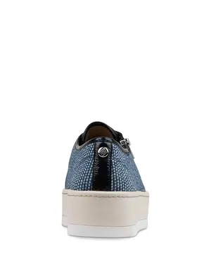 DONALD PLINER Fatima Platform Sneakers - Indigo